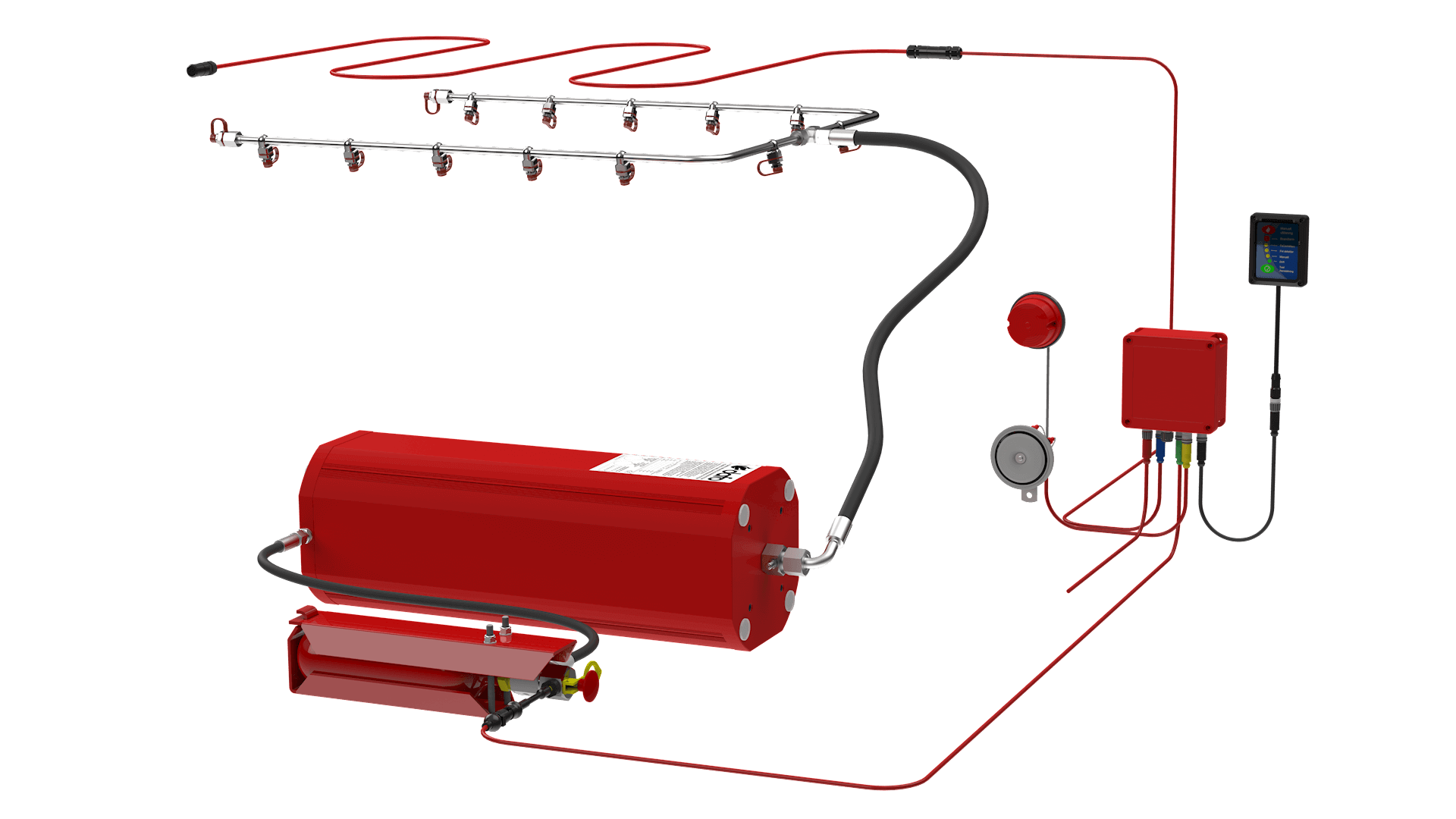 Dafo Vehicle - Fire protection of agricultural machinery